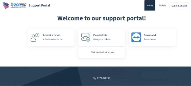 Nieuwe support tool - Docspro