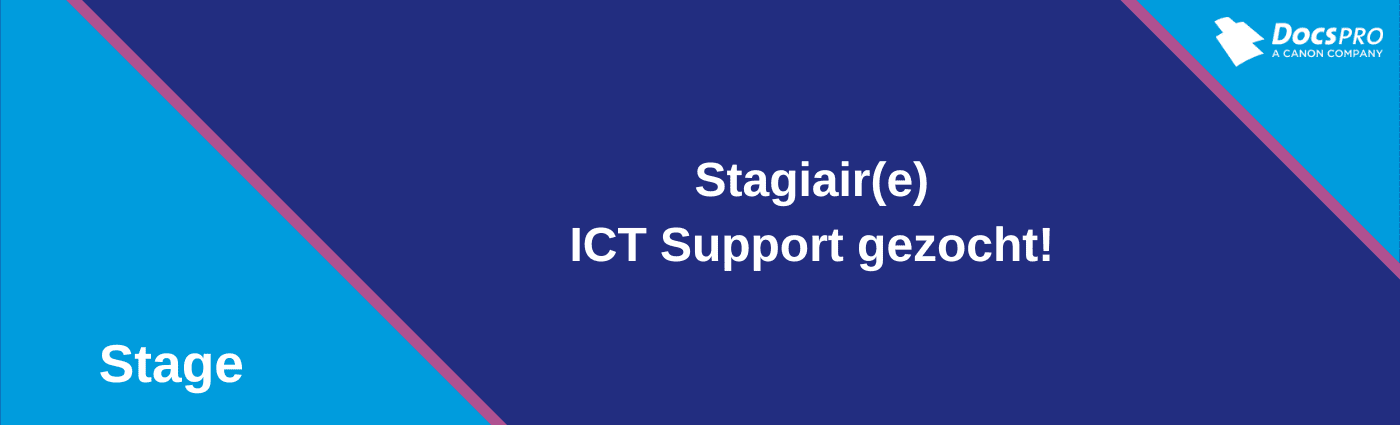 Stageplek ICT Support - Docspro