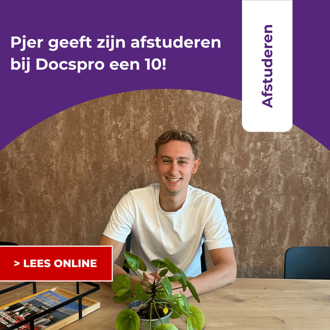 Ervaring Afstudeerstage Marketing & Sales bij Docspro - Docspro